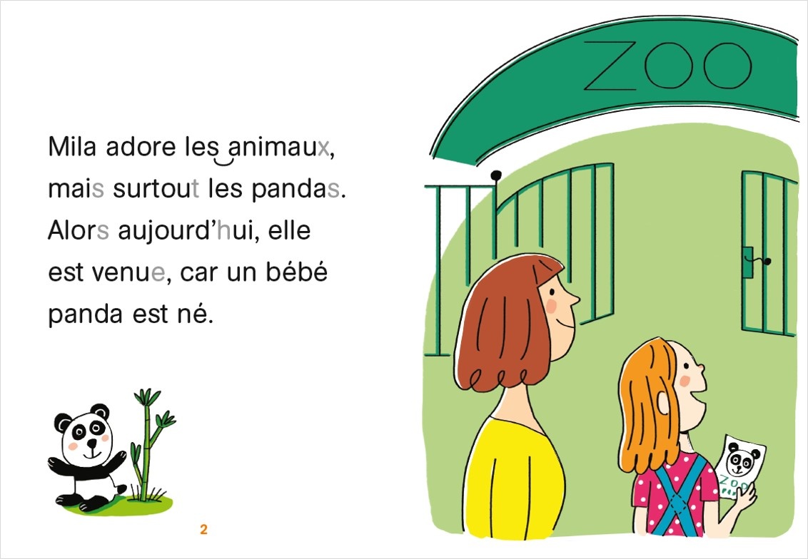 Regarde, je lis avec Noé et Mila - Lecture CP - Niveau 2 - Mila au zoo ...