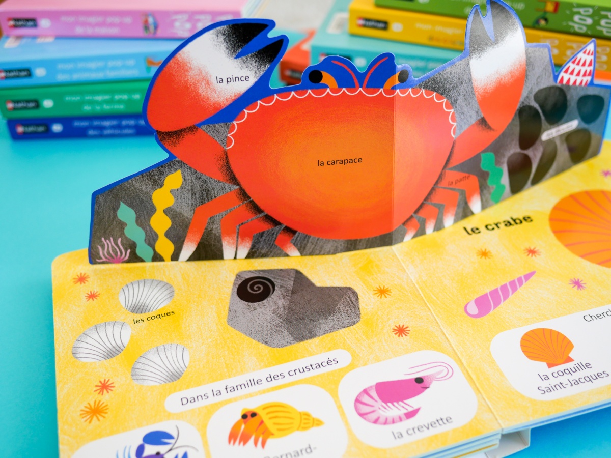 Pop.pop.pop - Mon imagier pop-up des animaux de la mer - Dès 1 an | Nathan