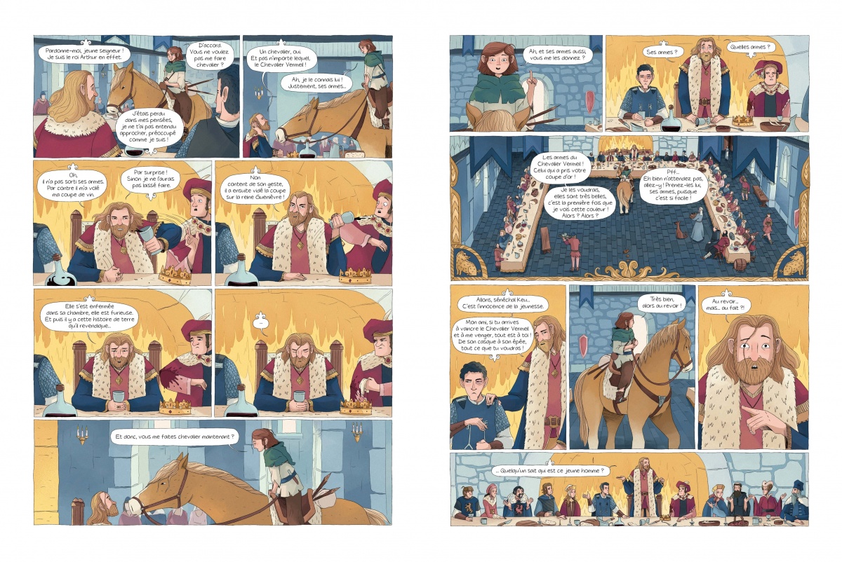 Perceval, un destin mythique à découvrir en BD dès 8 ans | Nathan