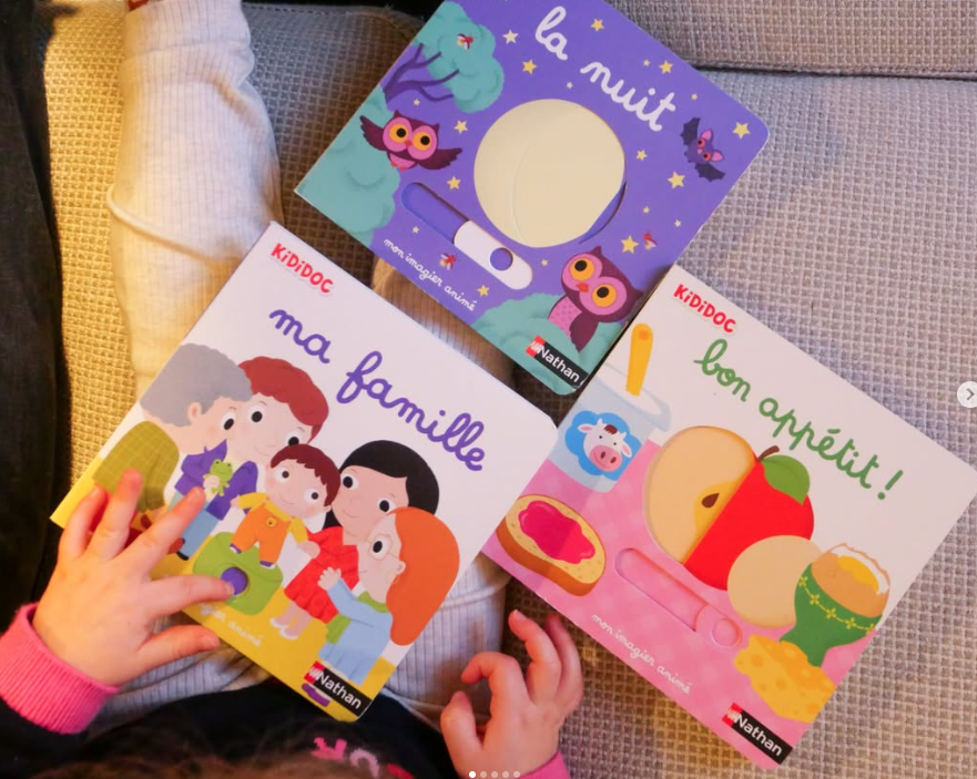 La nuit - imagier animé Kididoc dès 1 an | Nathan