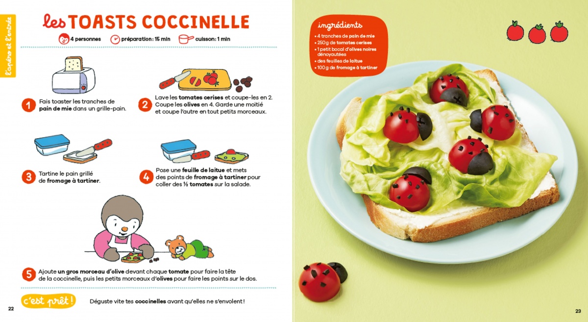 T'choupi mon grand livre de cuisine pour enfants - 70 recettes super ...