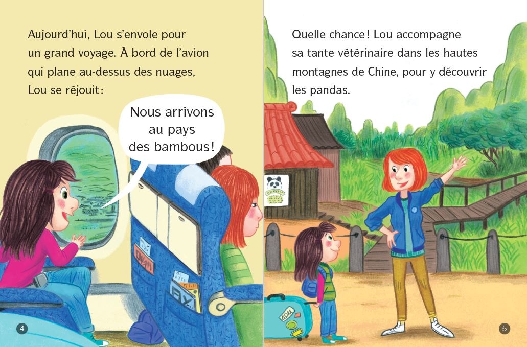 Les animaux de Lou, bravo, petit panda ! - Lune bleue - Dès 6 ans | Nathan
