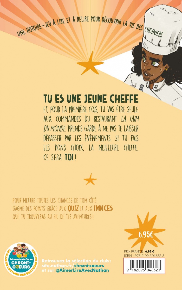 Tu es le héros - Dans la peau d'une cheffe - Livre-jeu d'aventures avec ...