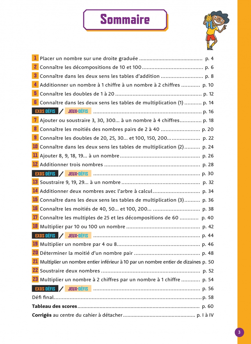 Calcul Mental CE2 8-9 ans - Cahier d'exercices progressifs avec tables ...