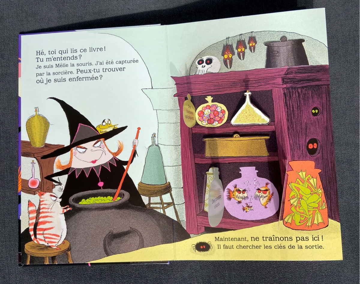 Au secours une sorcière ! - Un livre d'Halloween animé dont tu es le ...