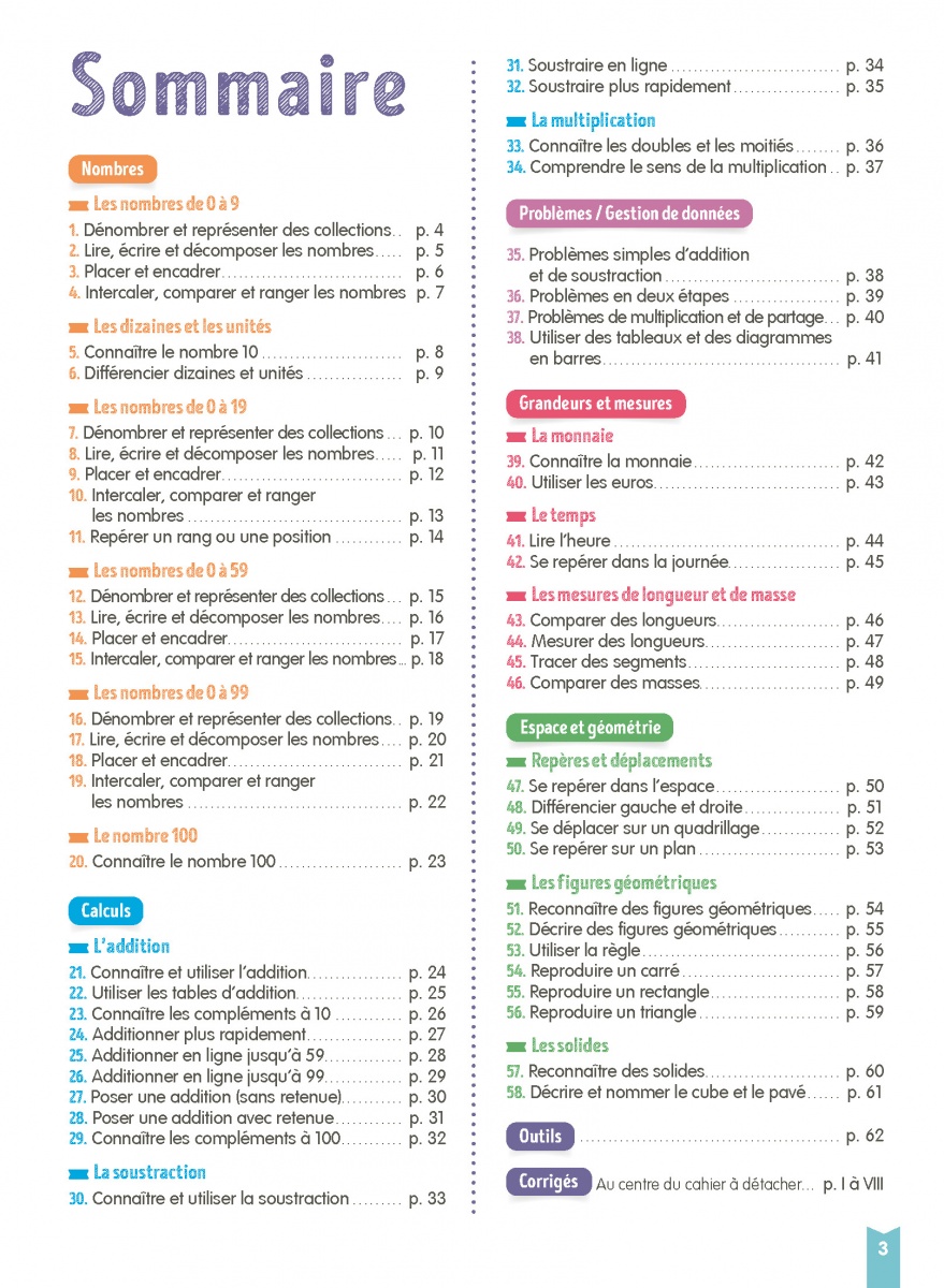 Je comprends tout - Maths CP 6-7 ans - Cahier d'exercices complet avec ...