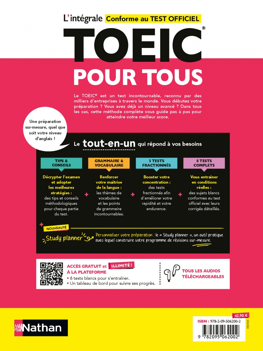 L'intégrale TOEIC® pour tous - Méthode idéale de préparation au test ...