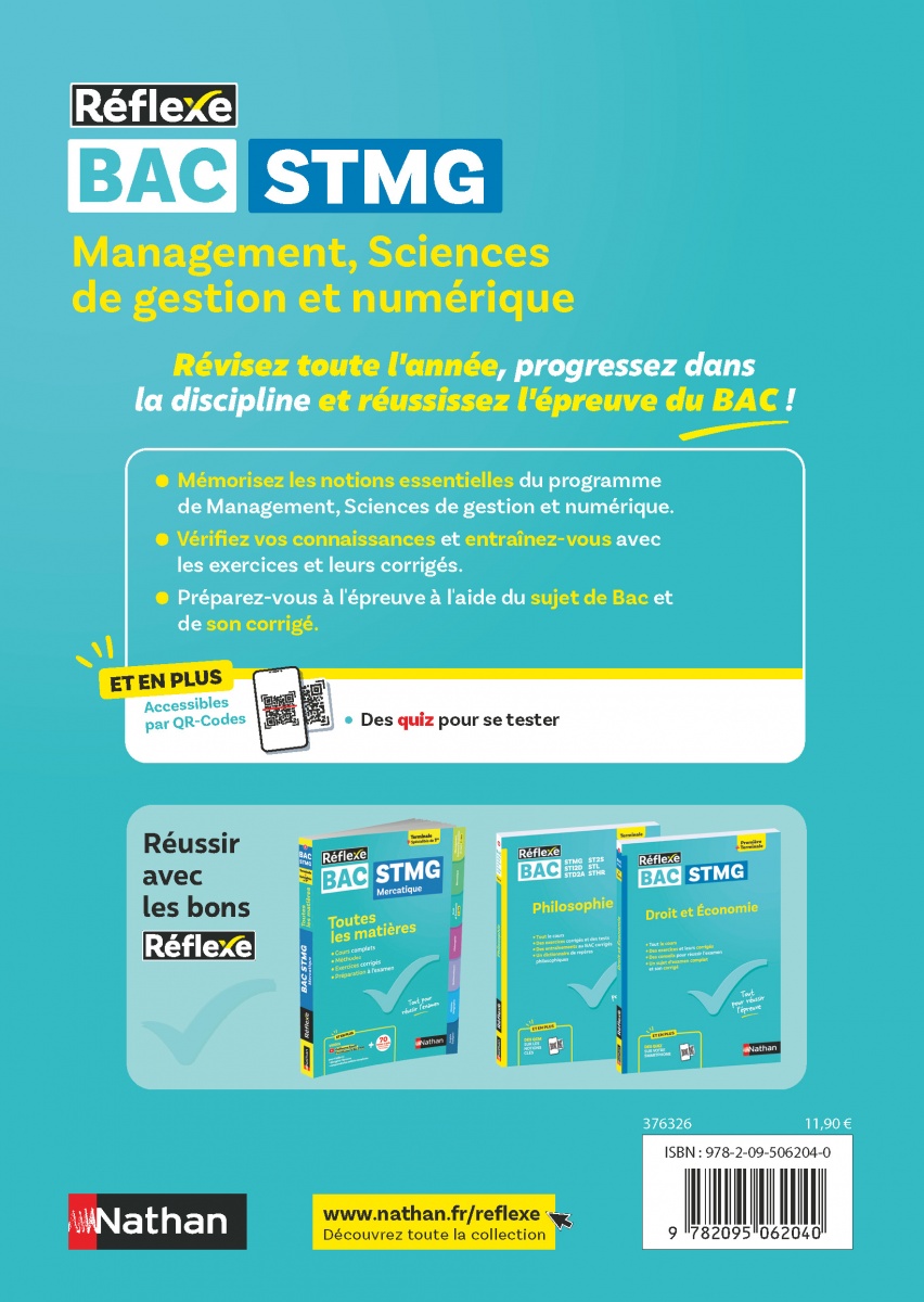 Bac STMG - Management, Sciences de Gestion et Numérique - 1re/Tle ...